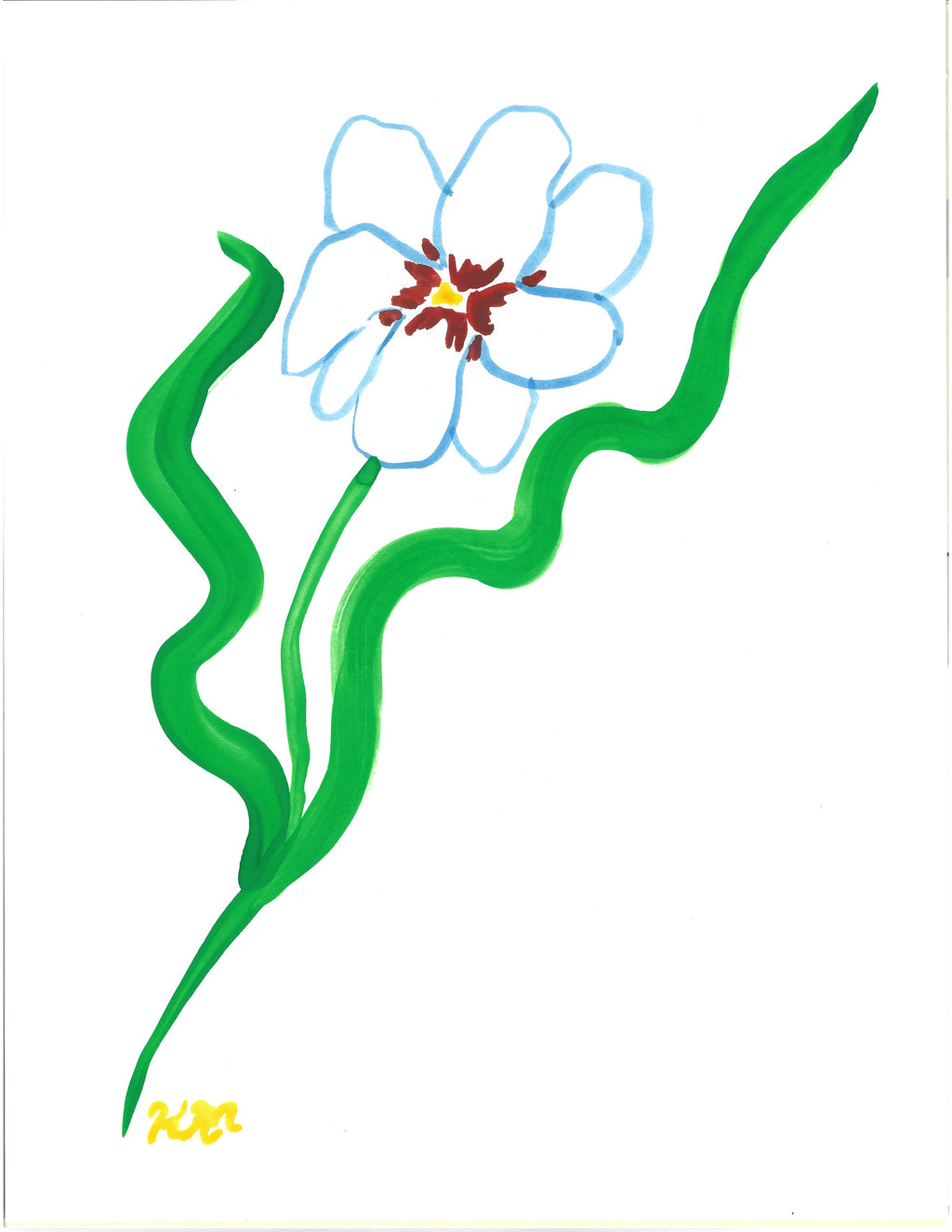Wavy Iris Painting – Kristina Micotti